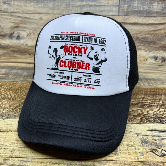 Unbranded | Accessories | Rocky Balboa Clubber Lang Mens Trucker Hat ...